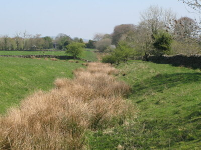 Photo 6x4 The north defensive ditch of Hadrian's Wall near Turret 51a ...