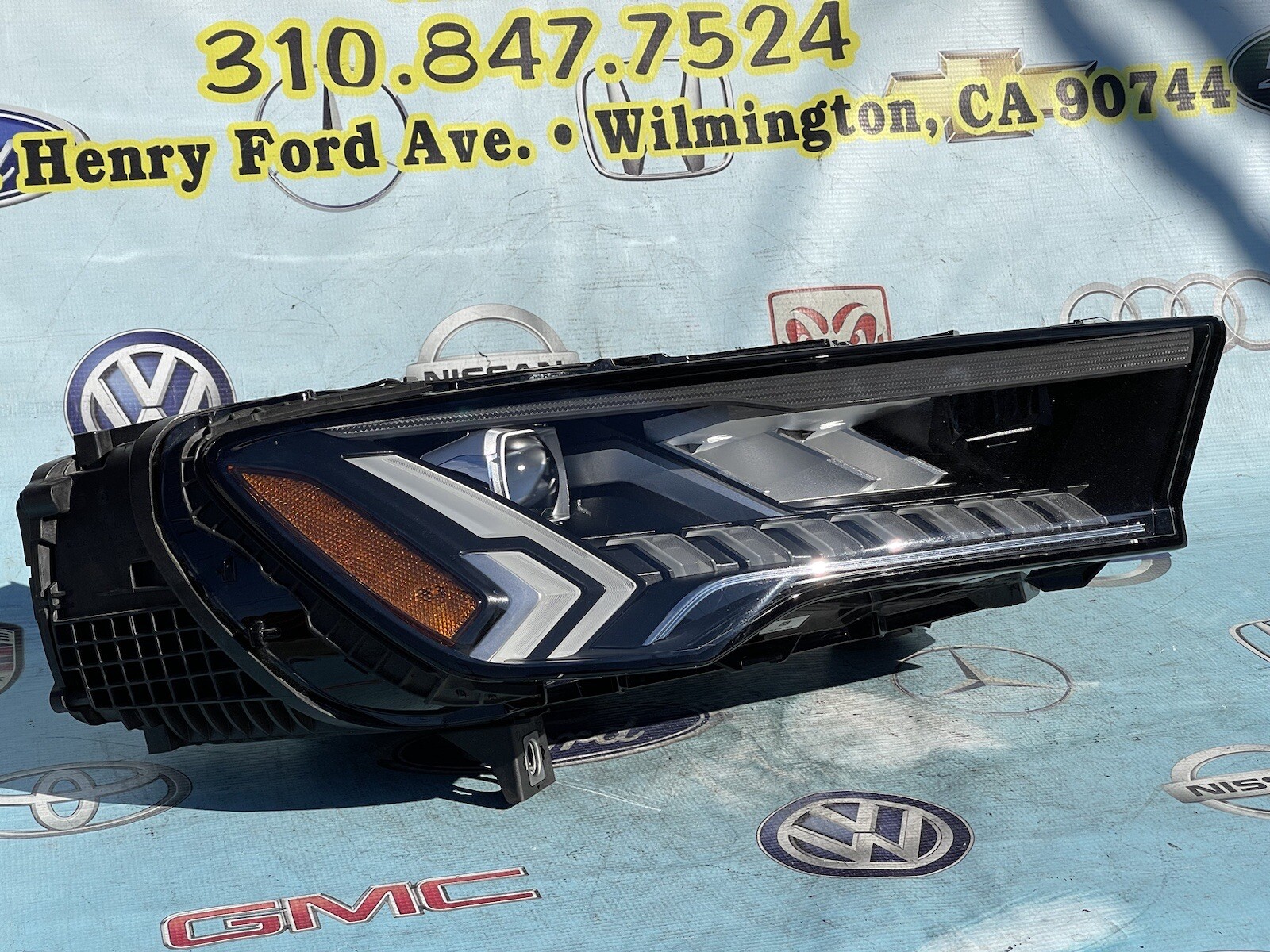 2020 2021 2022 2023 AUDI Q7 SQ7 RH RIGHT MATRIX HEADLIGHT FULL LED W/O ...