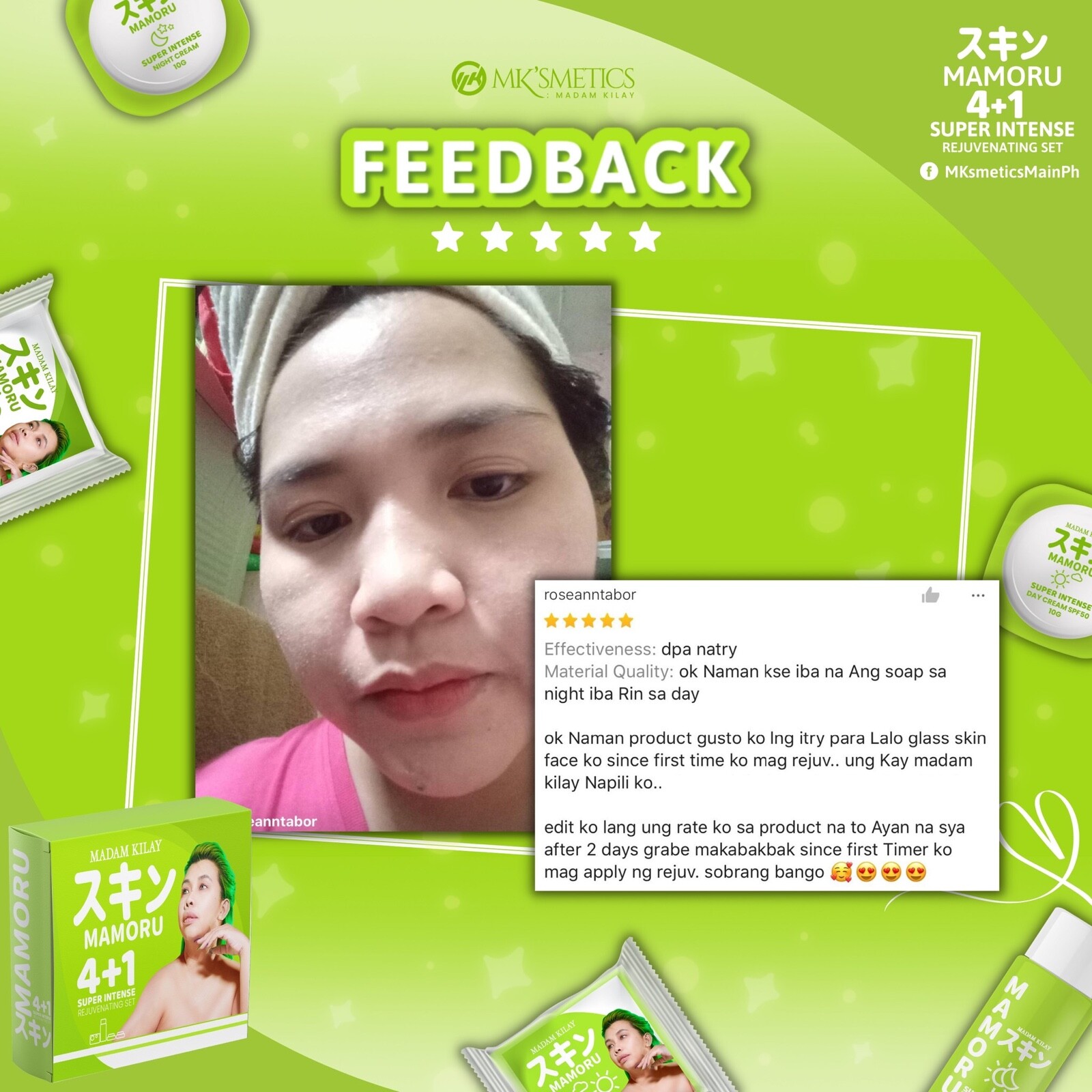 Madam Kilay Mamoru 4+1 Super Intense Rejuv Set | eBay