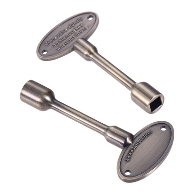 2x Zinc Gas Valve Key Ball Contol Shaft Valve for Gas Fireplaces ...