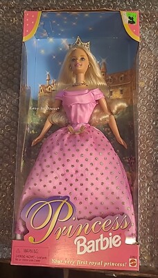 Vintage 1998 Princess Barbie Blonde Doll Easy to Dress Mattel #22891 ...
