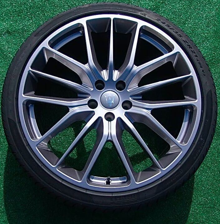 New OEM Factory Maserati Wheel Center Caps 670018262 Polish Ghibli ...