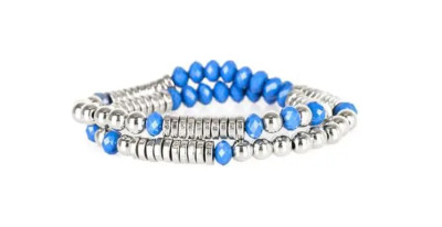 Paparazzi Downright Dressy Blue Bracelet - New | eBay