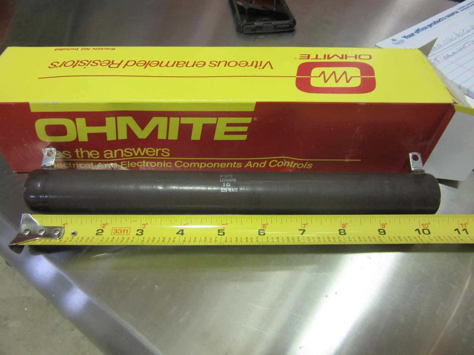 Ohmite L225J5R0 Resistor 225 Watts 5 Ohms NEW!!! in Factory Box Free ...