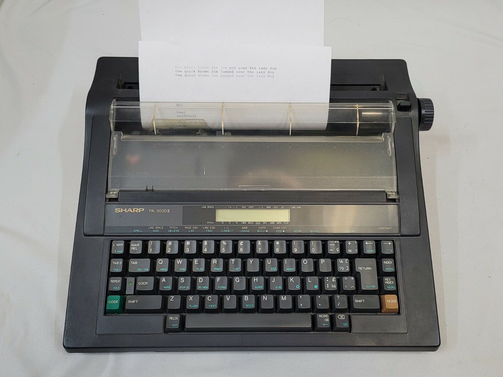 Sharp Electronic Typewriter PA-3030II | eBay
