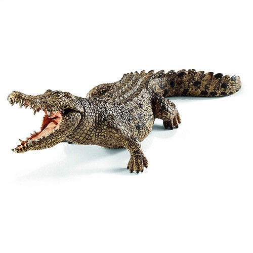 Crocodile Toy Alligator Action Figure Toy with Movable Jaw Wildlife ...