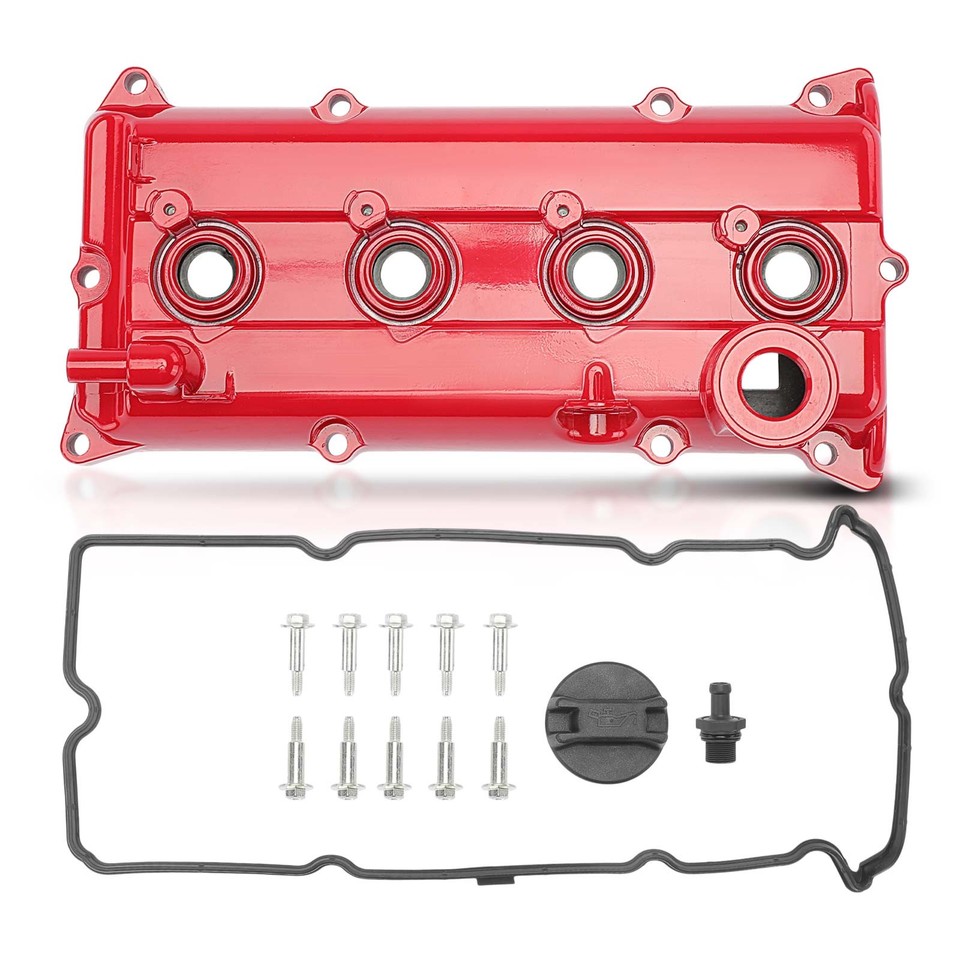 Aluminum Red Engine Valve Cover for Nissan X-Trail 2002-2012 L4 2.5L ...