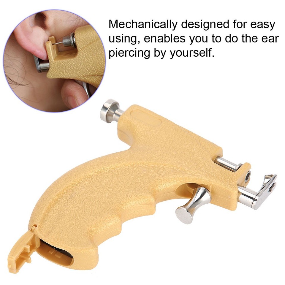 Professional Metal Painless Body Piercing Tool Nose Ear Navel Ear Hole ...