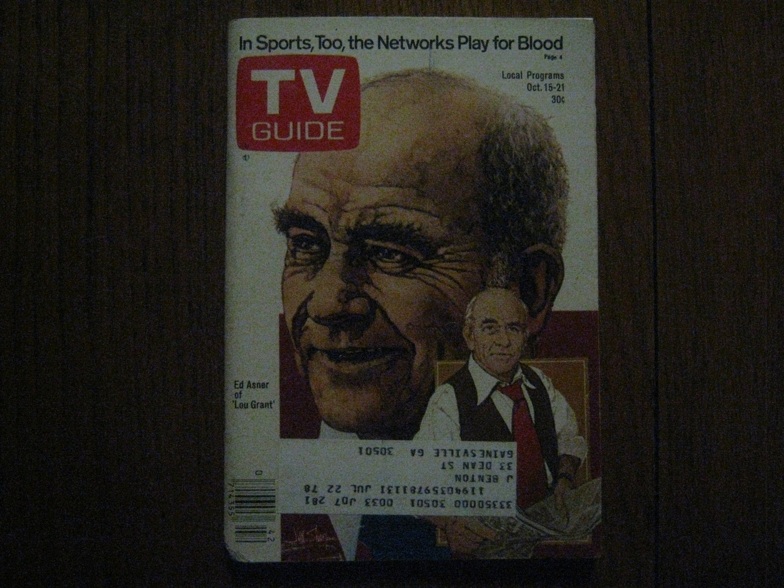 1977 TV Guide (KATHERINE MacGREGOR/ED ASNER/THE LOVE BOAT/LESLIE ANN ...