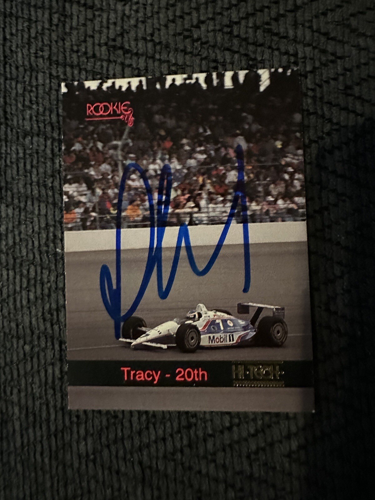 Signed Trading Card Indy 500 Car Indianapolis Paul Tracy Autographed | eBay