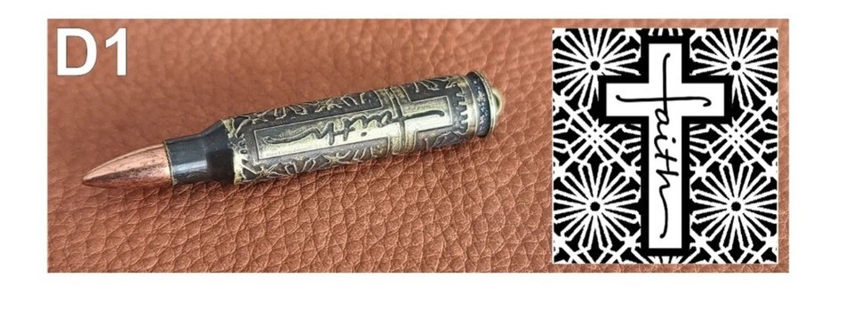 ENGRAVED .223 BULLET CASING /SOME WITH TIP. PATRIOTIC AND FUN DESIGN ...