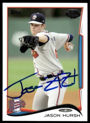 2014 Topps Pro Debut Jason Hursh Auto Mississippi Braves #125 Signed | eBay
