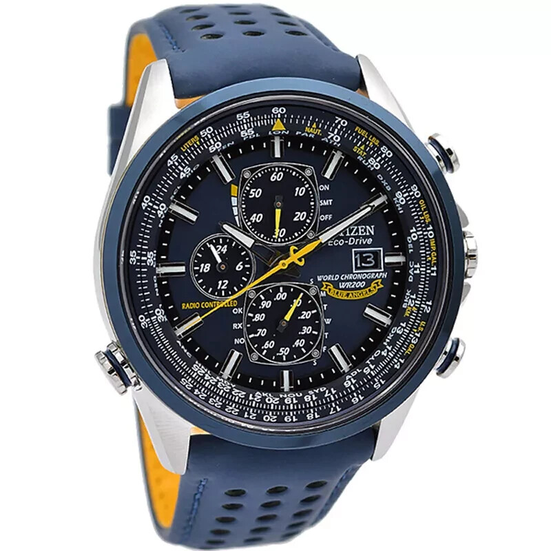 Citizen Promaster Sky Blue Angels AT8020-03L Eco-Drive Solar Atomic Men ...