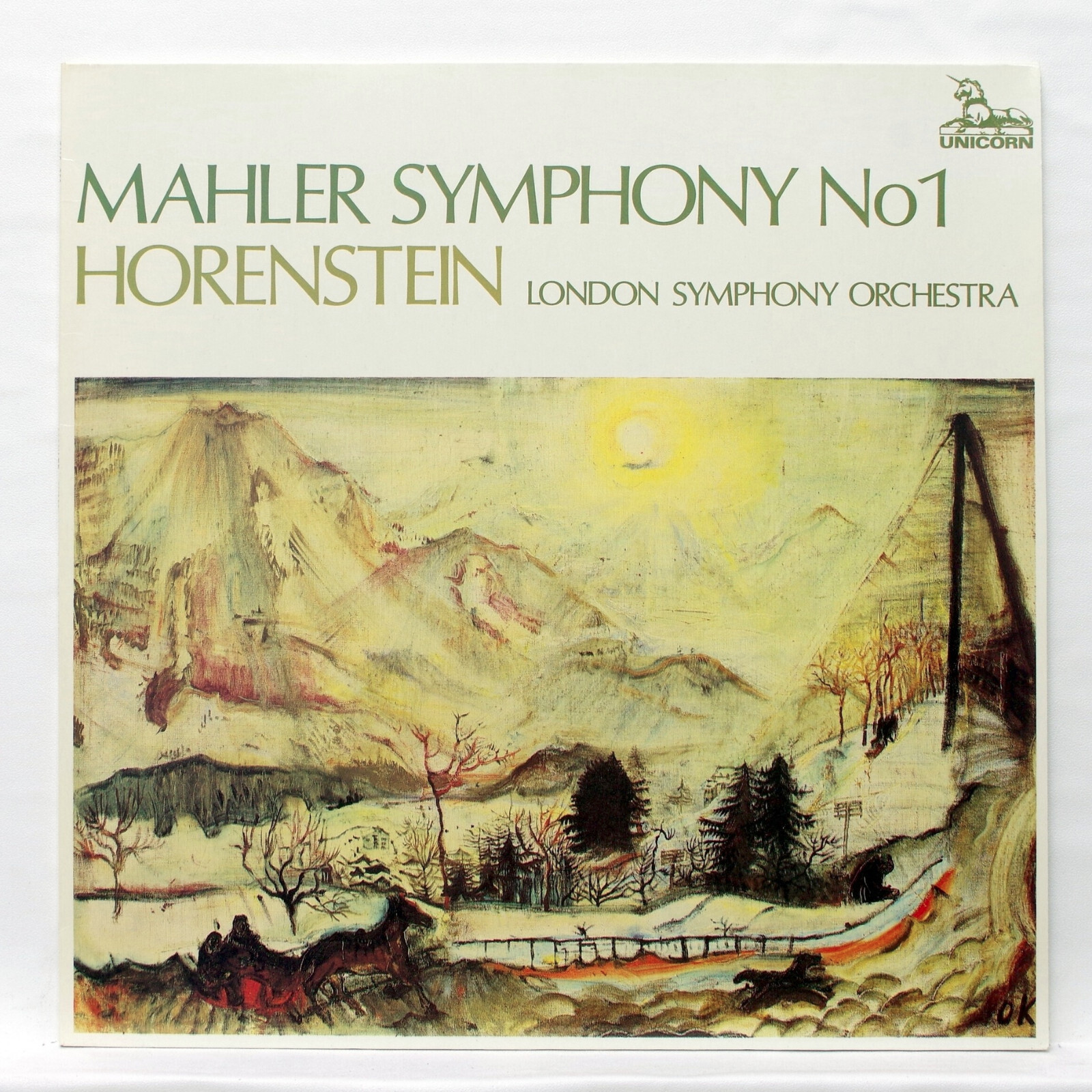JASCHA HORENSTEIN – MAHLER symphony no.1 UNICORN-KANCHANA LP NM | eBay