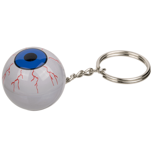 Novelty Eyeball Key Ring Keyring Eye Ball Keychain Stocking Filler Toy ...