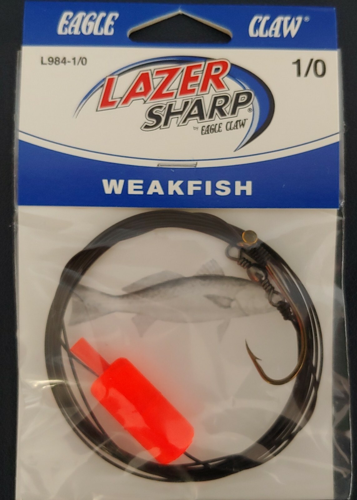 6 Packs Eagle Claw Weakfish Weak Fish Rigs Size 1/0 L984 6 Rigs | eBay