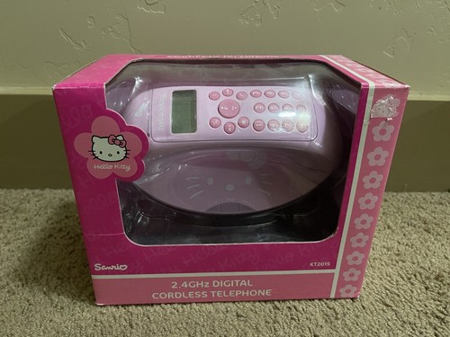 Sanrio Hello Kitty Pink 2.4GHZ Digital Cordless Telephone | eBay
