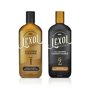 Lexol leather cleaner and conditioner kit 8oz bottles | eBay