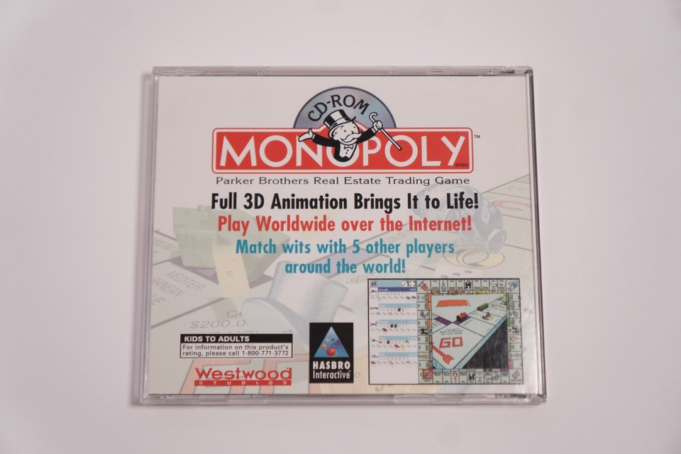 Monopoly CD-ROM (PC, 1996) 73000440367| eBay