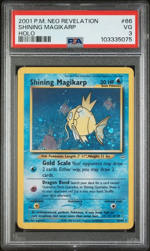 2001 NEO REVELATION SHINING MAGIKARP PSA 3 💎 POKEMON TCG SUPER RARE | eBay
