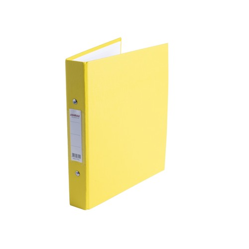 Small A5 Yellow Paper Over Board Ring Binder by Janrax 5055497067925 | eBay