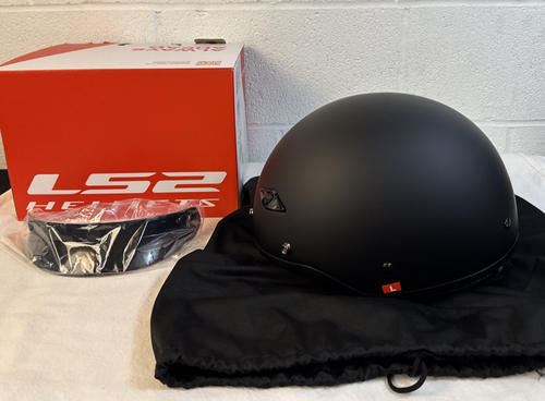 LS2 Bagger Helmet - Matte Black - Large L | eBay