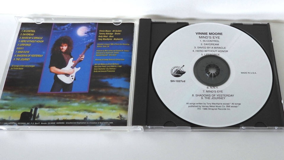 VINNIE MOORE (Vinnie Moore) MIND'S EYE [Used CD] | eBay