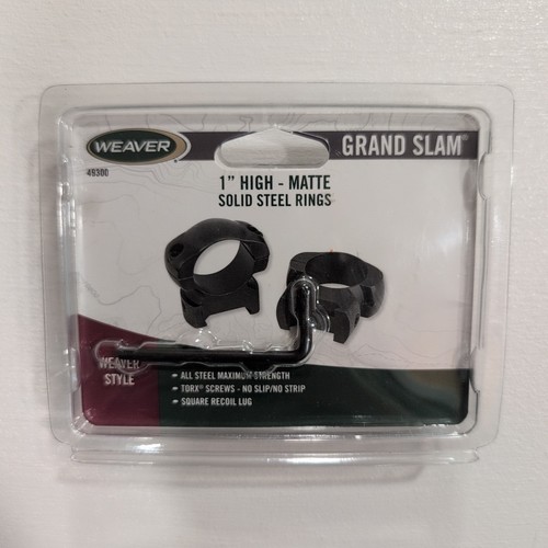 Weaver Grand Slam 1 inch Scope Rings - 49300 76683493002| eBay