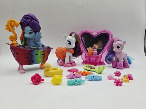 My Little Pony G4 Rainbow Dash Rarity Spa Set Rainbow Power Star Dreams ...