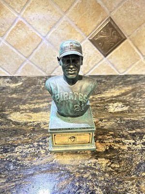 Roberto Clemente 2003 Upper Deck Classic Portraits Bronze Bust 8.5” PGH ...