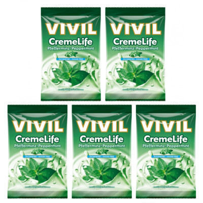 Vivil Crema Life Menta Caramelle Senza Zucchero 110G 5 Pezzi | eBay