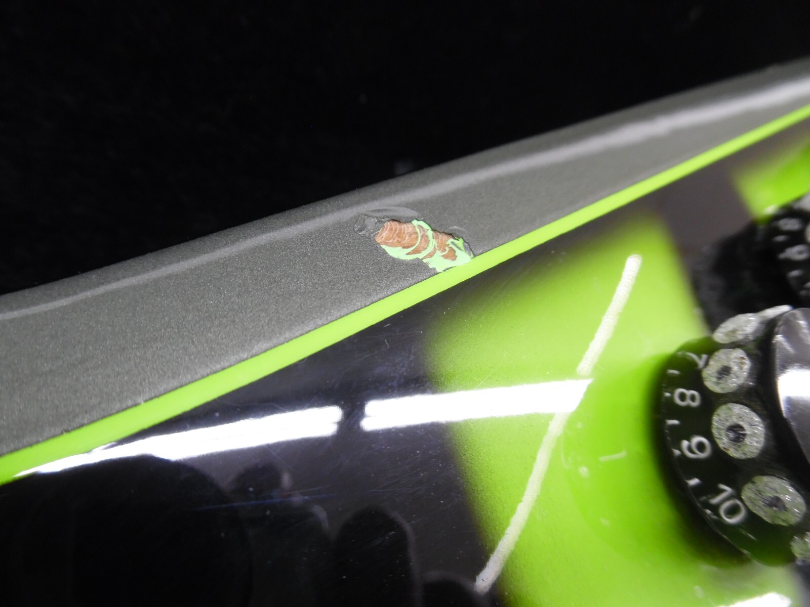 Dean Dime Razorback Bumblebee Slime Green Signature Guitar with Hard ...