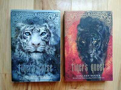 Lot of [2] Colleen Houck Tiger's Curse & Tiger's Quest Paperback Books ...