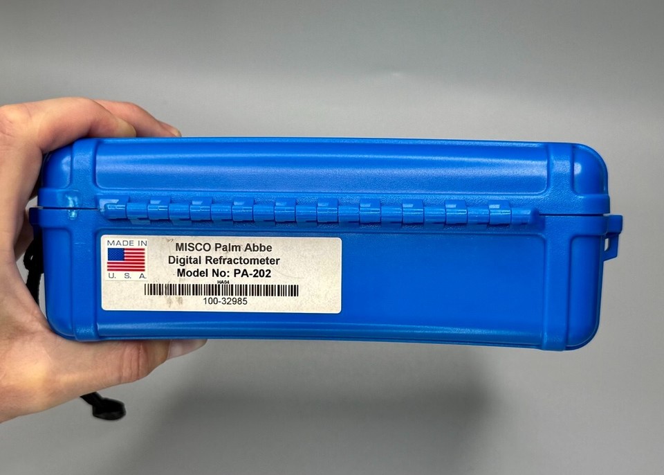 ⭕️ NEW MISCO PALM ABBE PA202 DIGITAL REFRACTOMETER IN OTTERBOX CASE USA ...