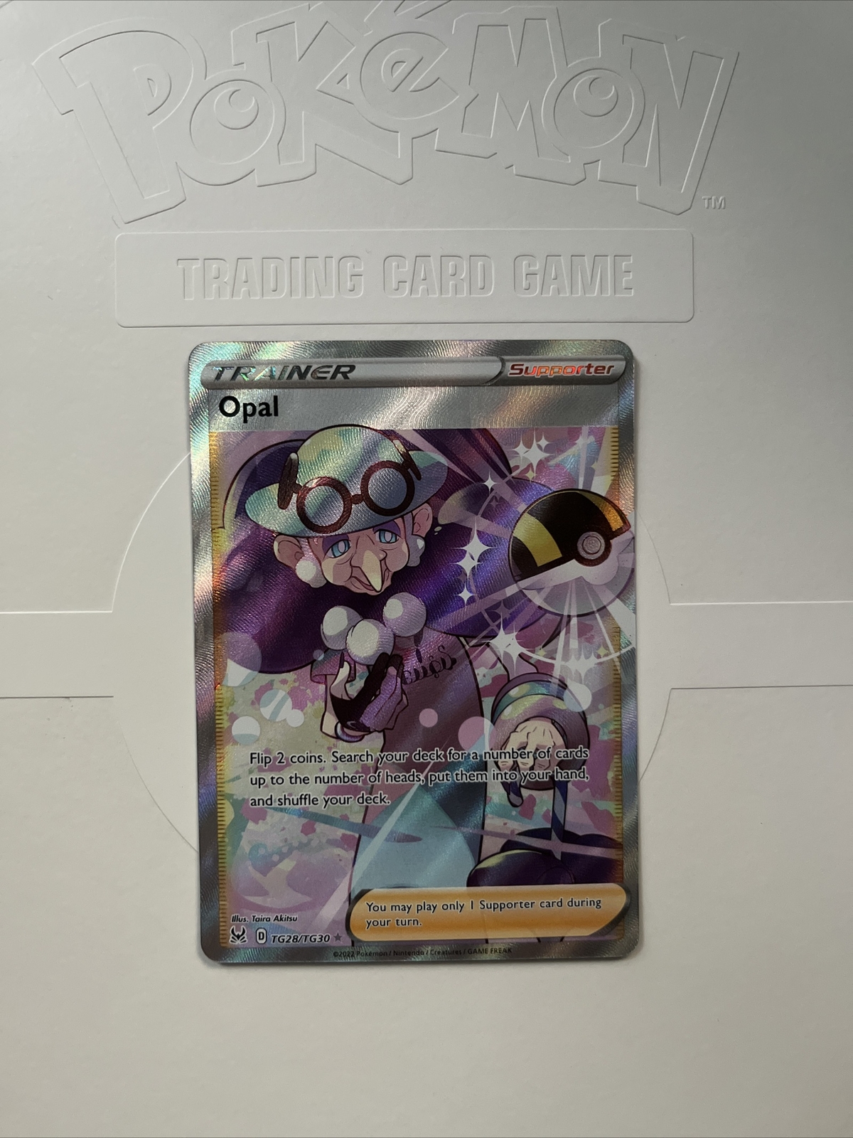 Pokémon TCG Opal Lost Origin Trainer Gallery TG28/TG30 Holo Ultra Rare ...