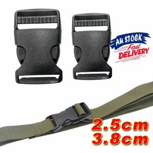 Backpack Webbing Side Plastic Bag Fastener Buckle Clip Cord Strap Quick Release | eBay