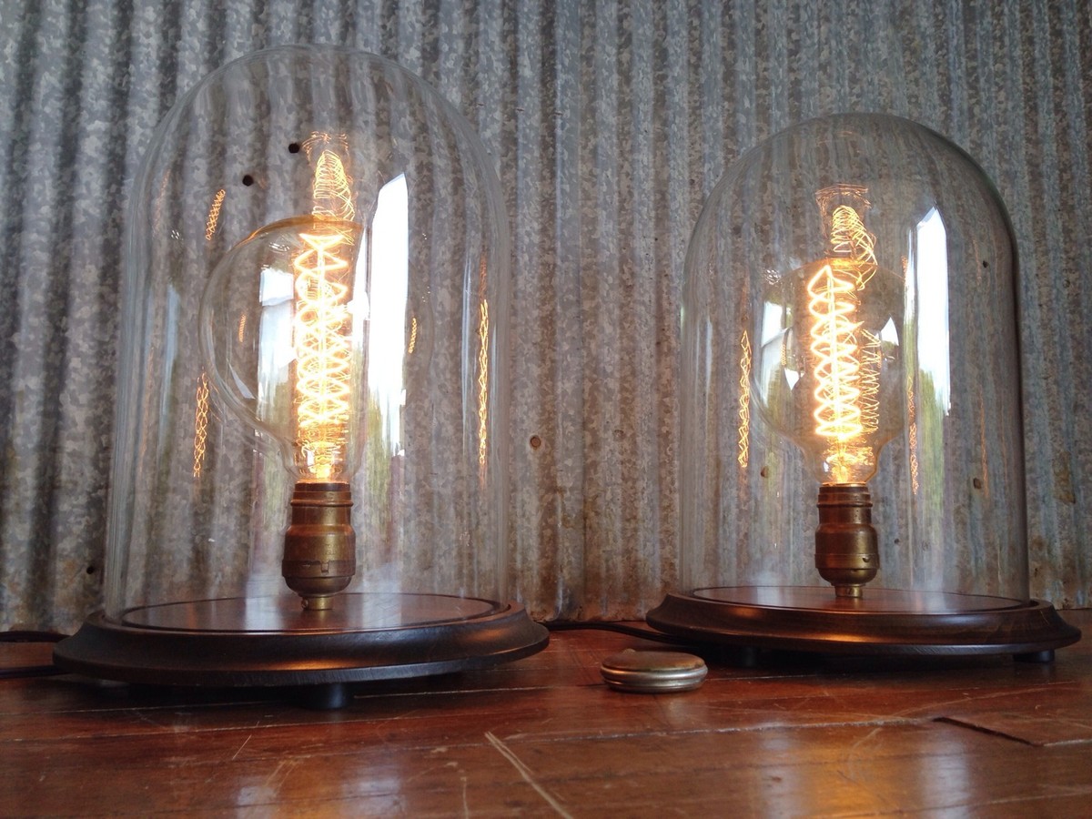 Extra Large Round Glass Table Lamp Base