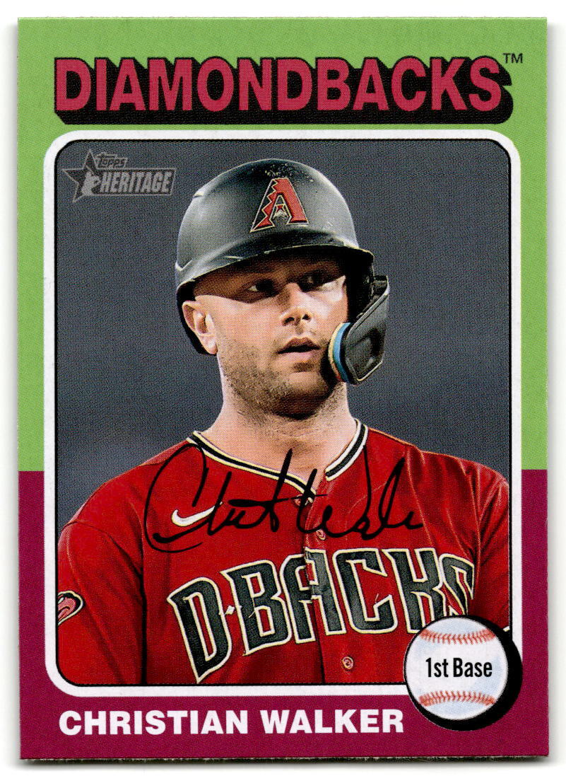 2024 Topps Heritage #383 Christian Walker Arizona Diamondbacks | eBay