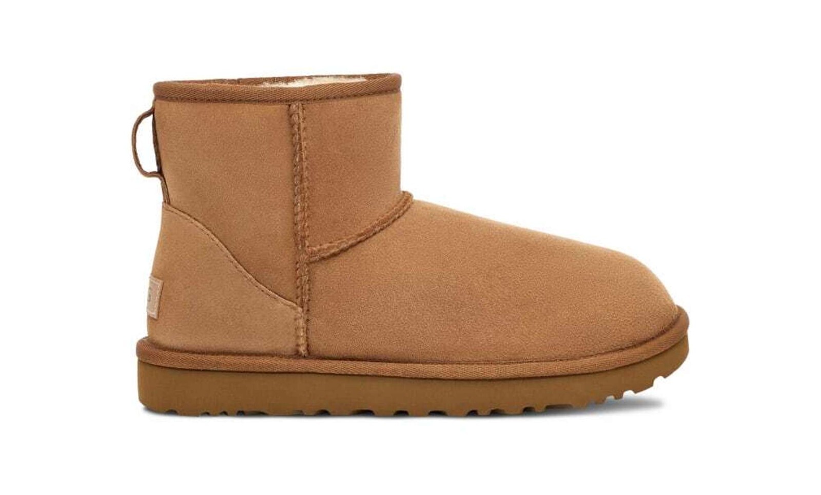 Women UGG Classic Mini II Suede Ankil Boot 1016222 Color Chestnut Brand ...