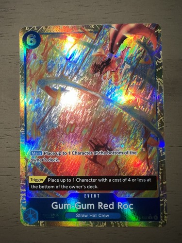 One Piece CCG OP04-056: Gum Gum Red Roc KoC - Grade | eBay