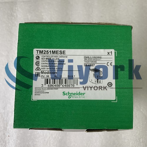 Schneider TM251MESE LOGIC CONTROLLER MODICON M251 2X ETHERNET 24V 50A ...