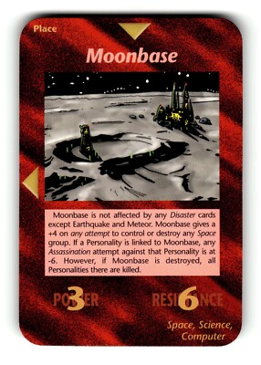 Moonbase Card Unlimited INWO Illuminati New World Order Game | eBay