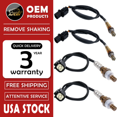 4 Oxygen Sensor O2 For 2011-2015 Ford Flex Taurus 3.5L Turbo 234-4489 ...