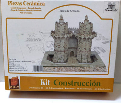CUIT BLOCK 1:125 KIT IN CERAMICA TORRE DI SERRANO VALENCIA XIV SECOLO ...