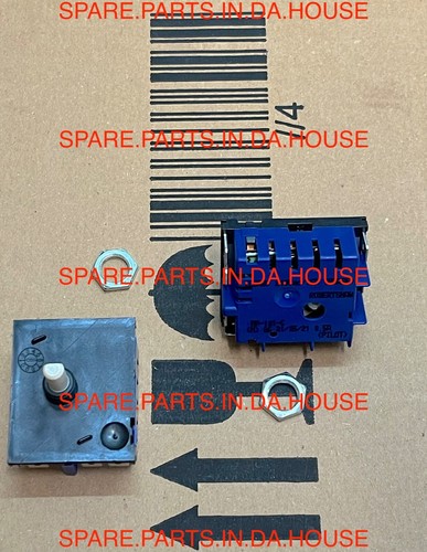 2 x Simpson 994 Ceramic Glass Cooktop Hotplate Element Control Switch ...