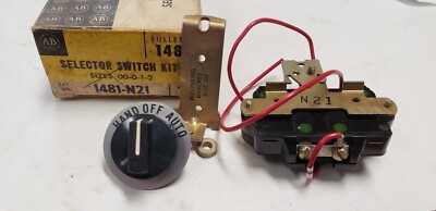 ALLEN-BRADLEY SELECTOR SWITCH 1481-N21 | eBay