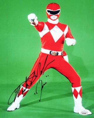 ~ AUSTIN ST.JOHN Authentic Hand-Signed "RED POWER RANGERS" 8x10 Photo ...