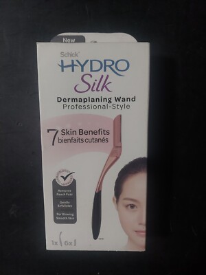 Schick - Hydro Silk Dermaplaning Wand w/ 6 Refills - NEW IN BOX | eBay