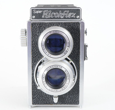 -[EX++] RICOH SUPER RICOHFLEX TLR CAMERA WITH RICOH 80MM F3.5 LENS-NICE ...