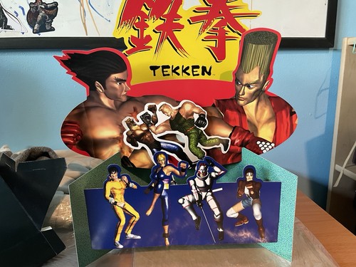 Original Tekken 1994 Arcade Pop Standee Promo Display Namco Japan | eBay